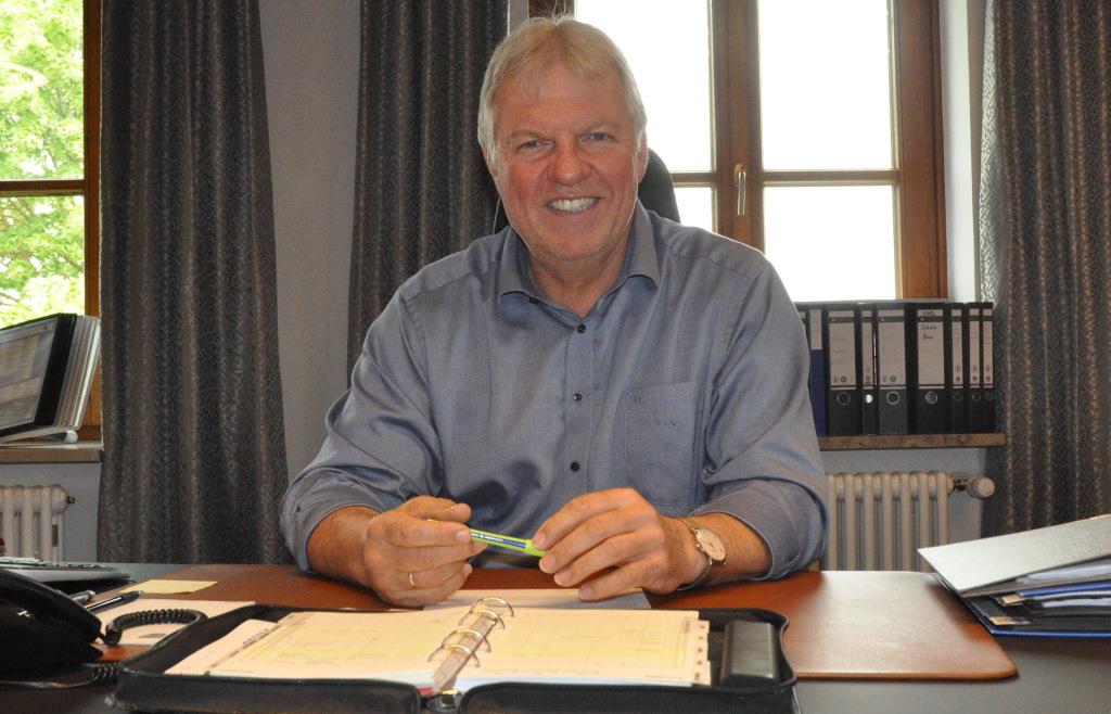 Klaus Angermeier steckt in Aresing gerade mitten in Großprojekten