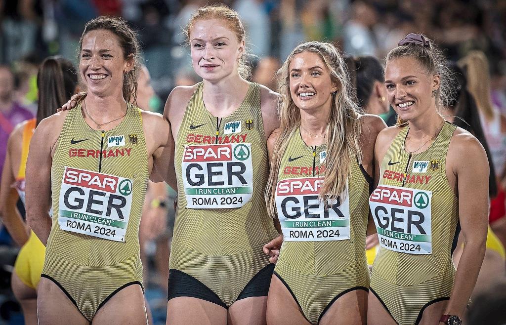 Leichtathletik-EM: Alica Schmidt landet mit 4x400-Meter-Staffel auf ...