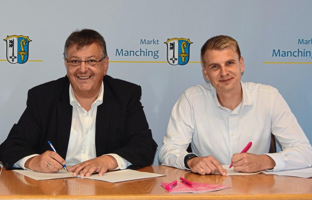 Flächendeckender Breitbandausbau für Manching