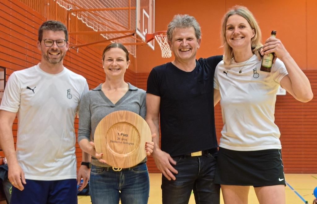 Die Badmintonabteilung des 1. FC Beilngries feiert ihr 20-jähriges Bestehen