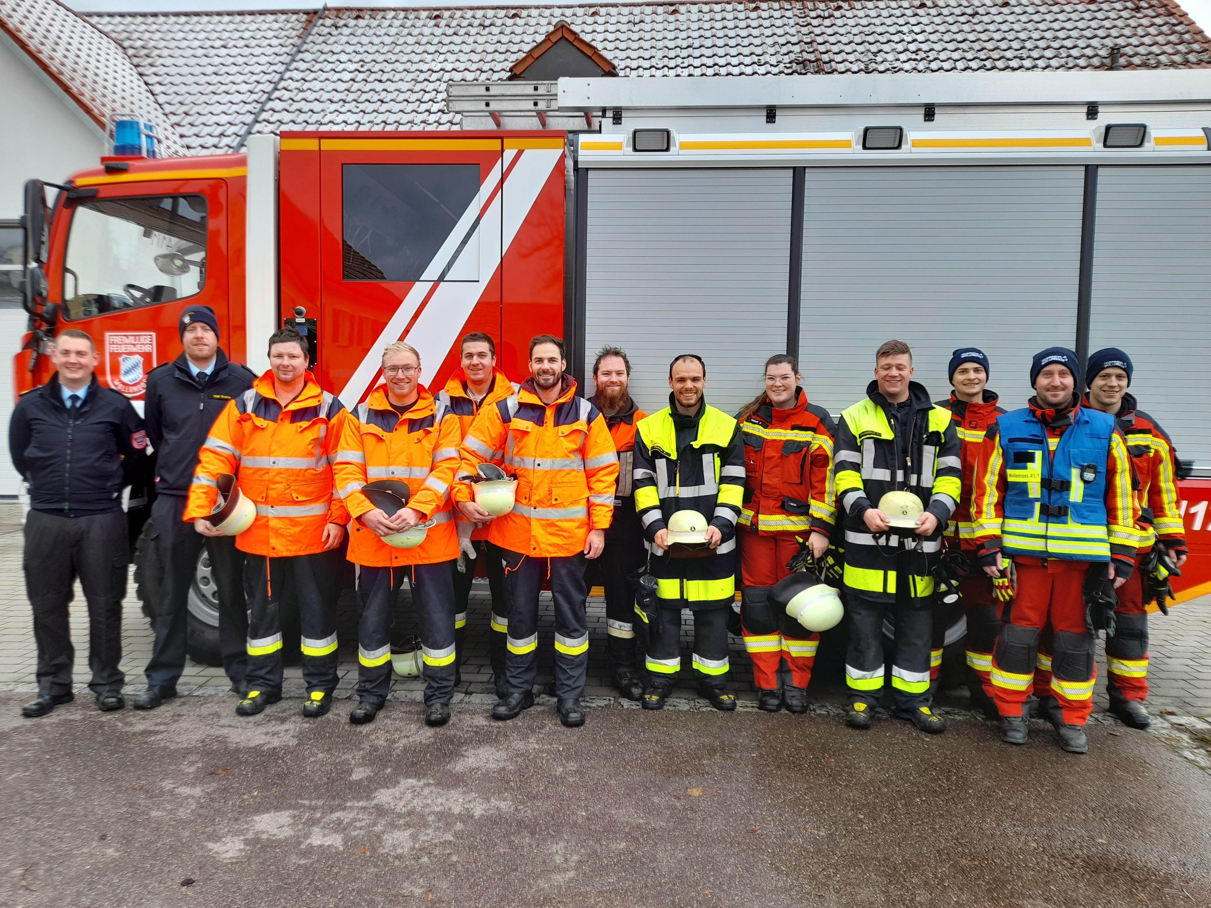 Zwei Löschgruppen in Wollomoos geprüft