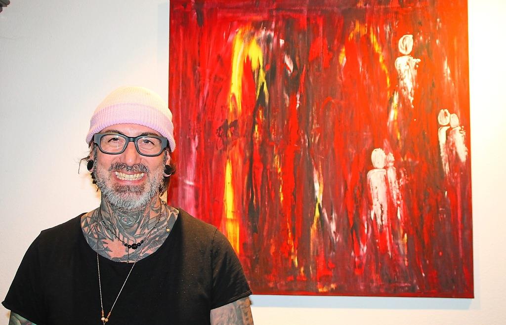 Künstler Jack Ashby stellt im Bay.Chi in Dietfurt seine Werke aus