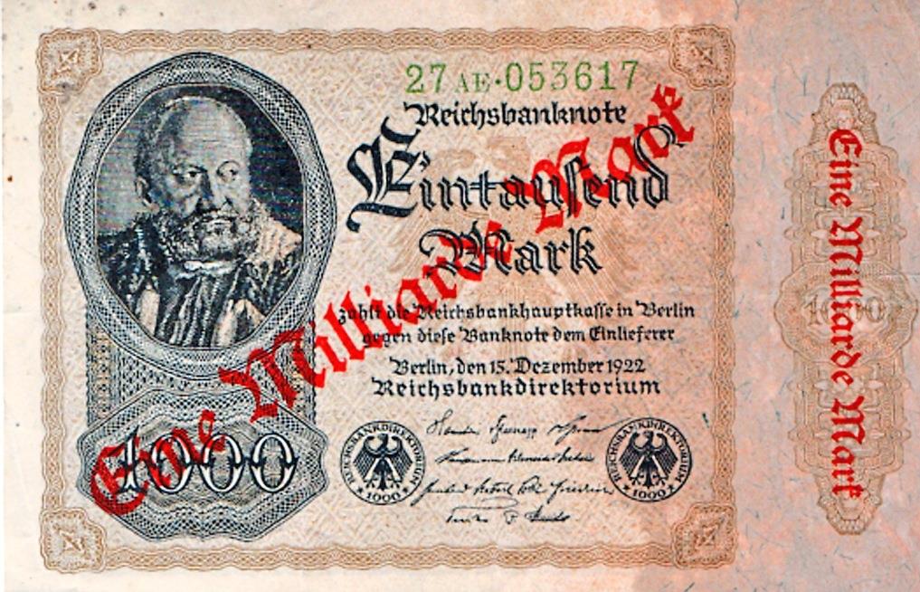Vor 100 Jahren: 3,2 Billionen Mark für ein Pfund Fleisch – Ein Geselle ...