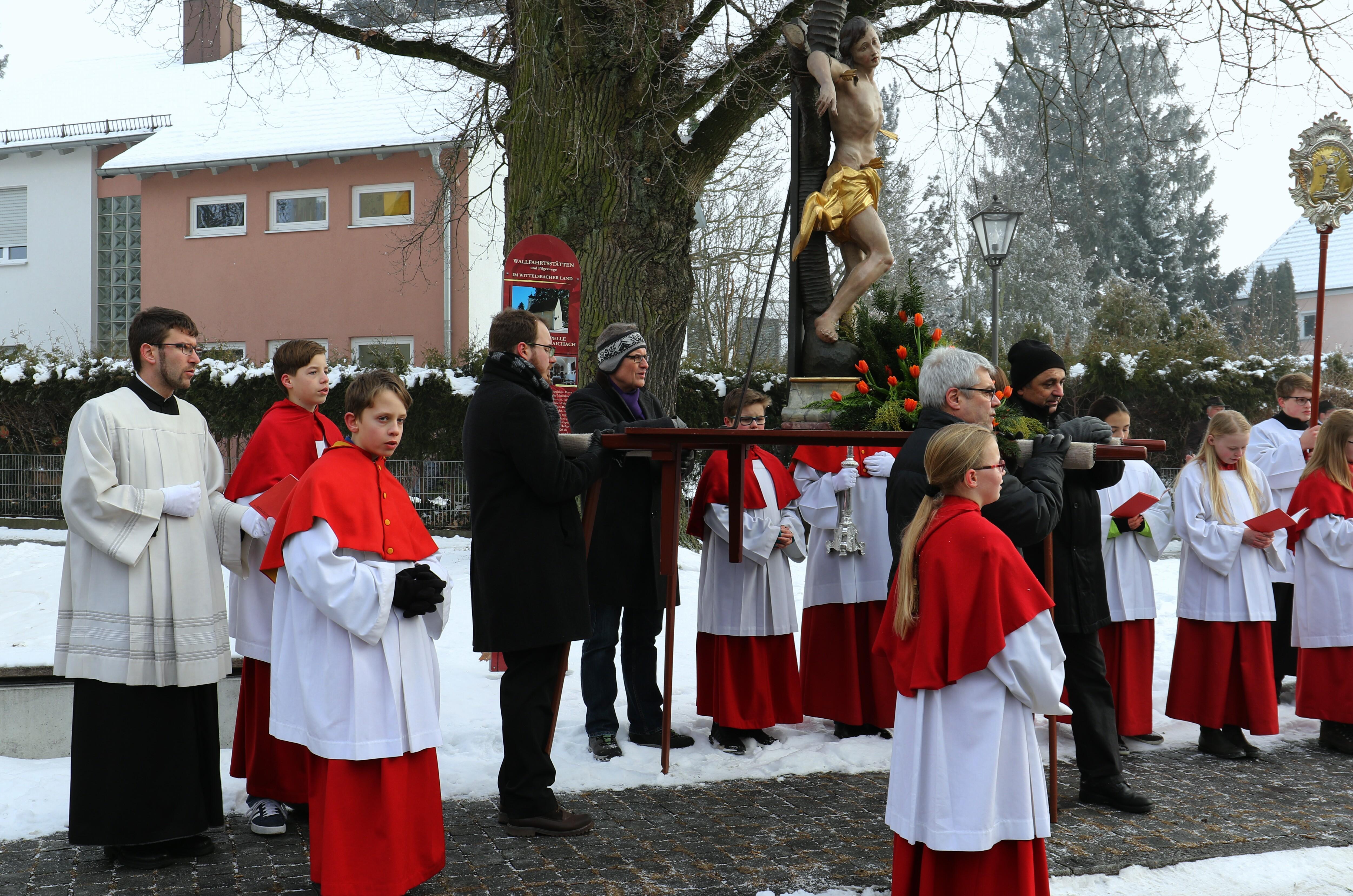 Aichach feiert Stadtpatron