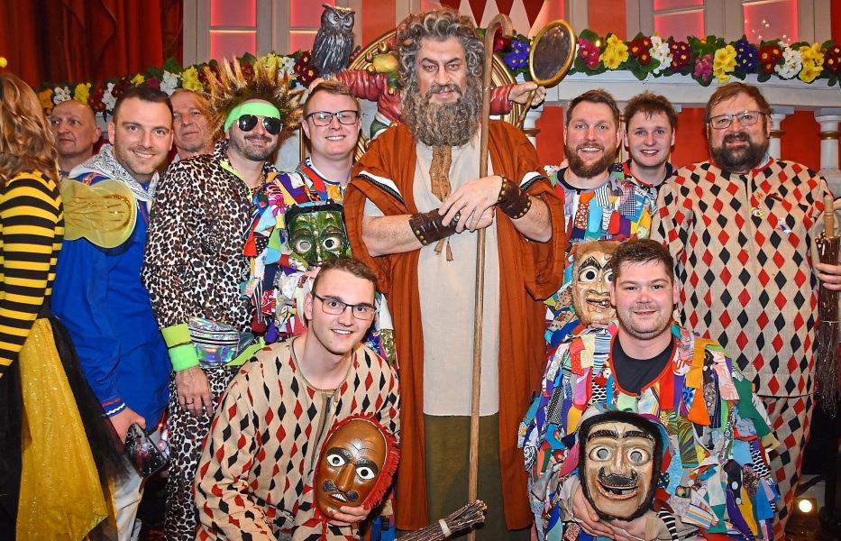 Flecklashexen und Fleckli bei der Fastnacht in Franken – Gruppenbild ...