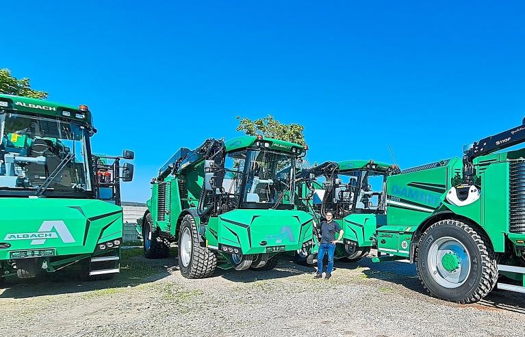 Die Firma Albach entwickelt seit fast 20 Jahren Holzhäcksler