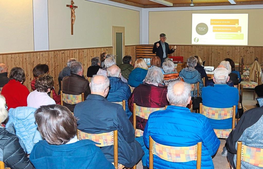 Vortragsabend mit Fachmann Rainer Rager: Was hilft bei Arthrose?