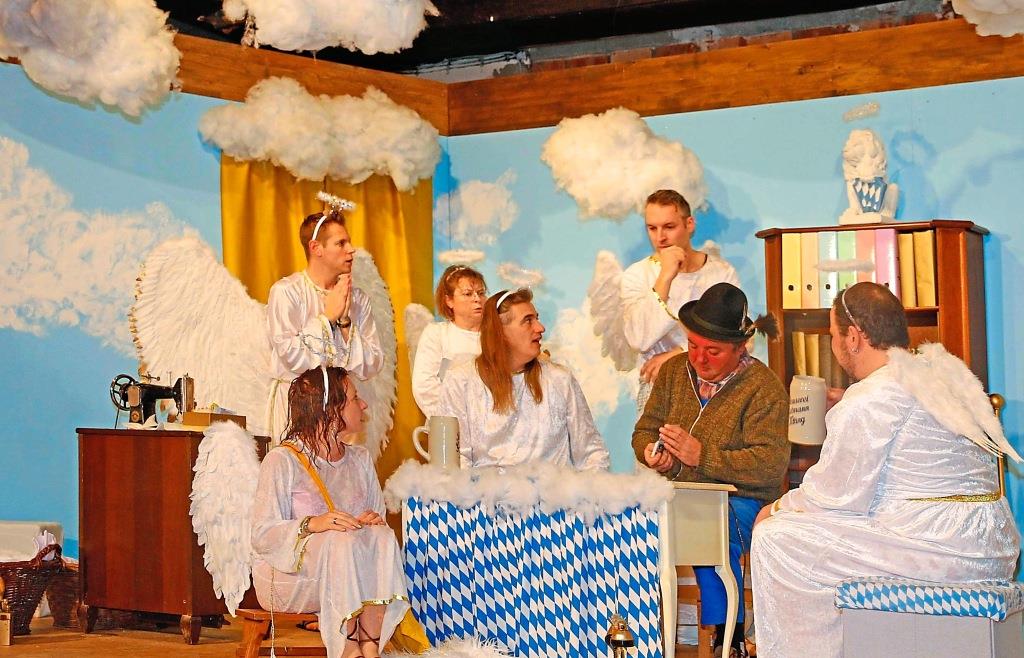 Sogar im Himmel keift die Ehefrau