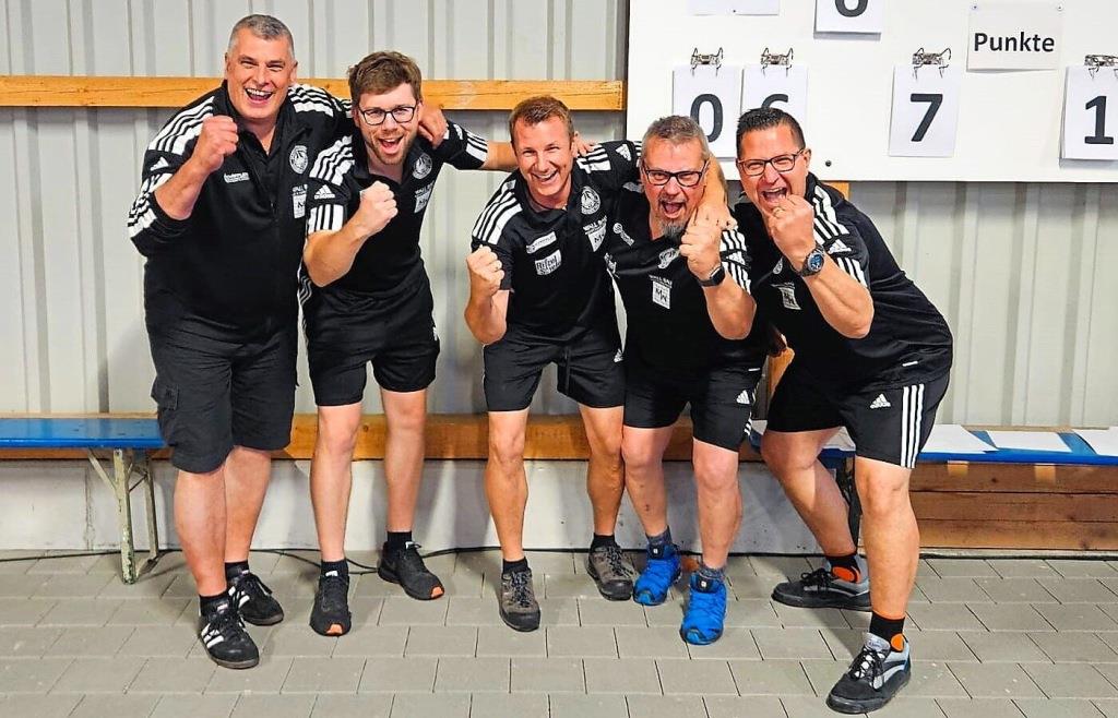 Erste Garnitur des SSC Gachenbach darf noch vom Sprung in die 1 ...