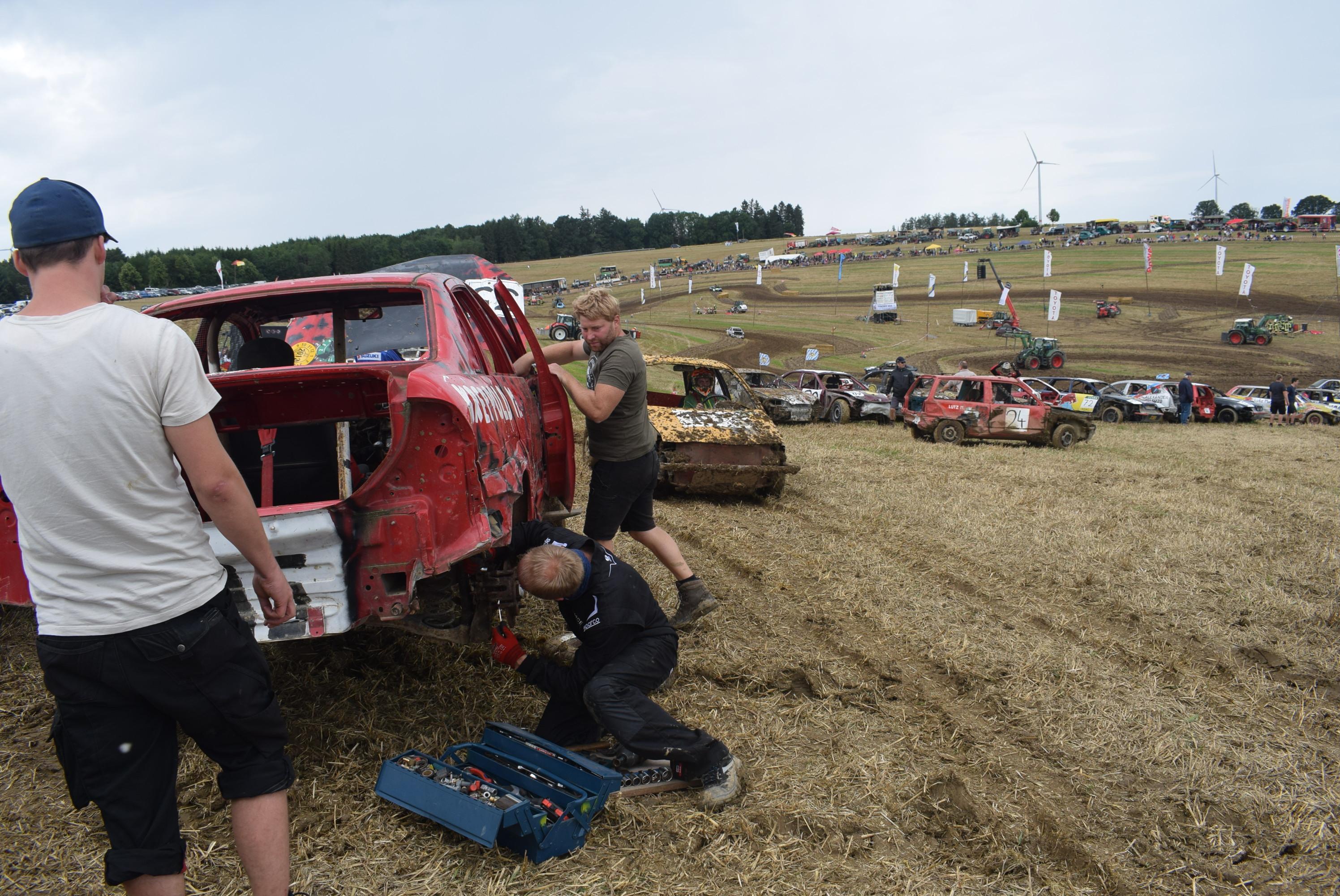 Spektakel im Schlamm