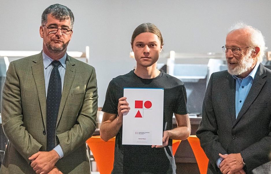 Bundessiege und Goldmedaillen bei Mathe-Olympiaden für Samuel Meyer