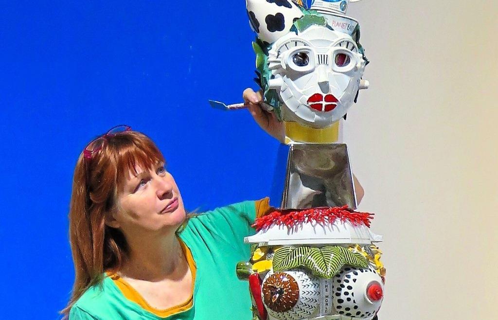 Margit Grüner öffnet ihr Atelier im Klostergut Scheyern