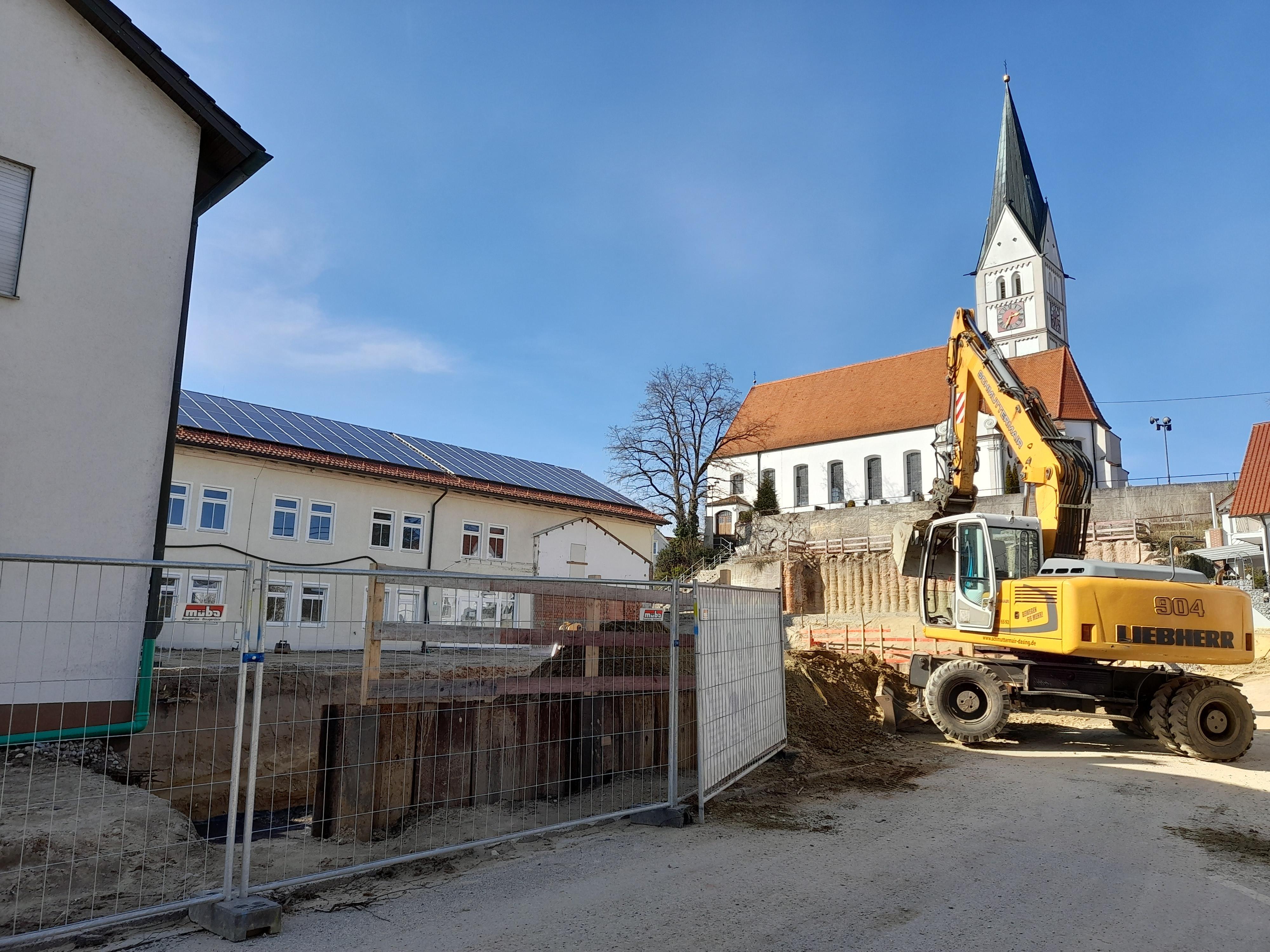 Verwaltungsbau geht voran