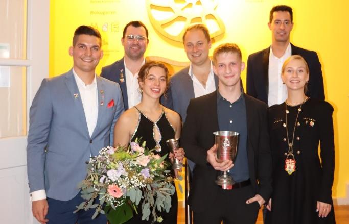 Im Eichstätter Fasching regieren Prinzessin Helen I. Meier und Prinz Maximilian III. Weidenhiller