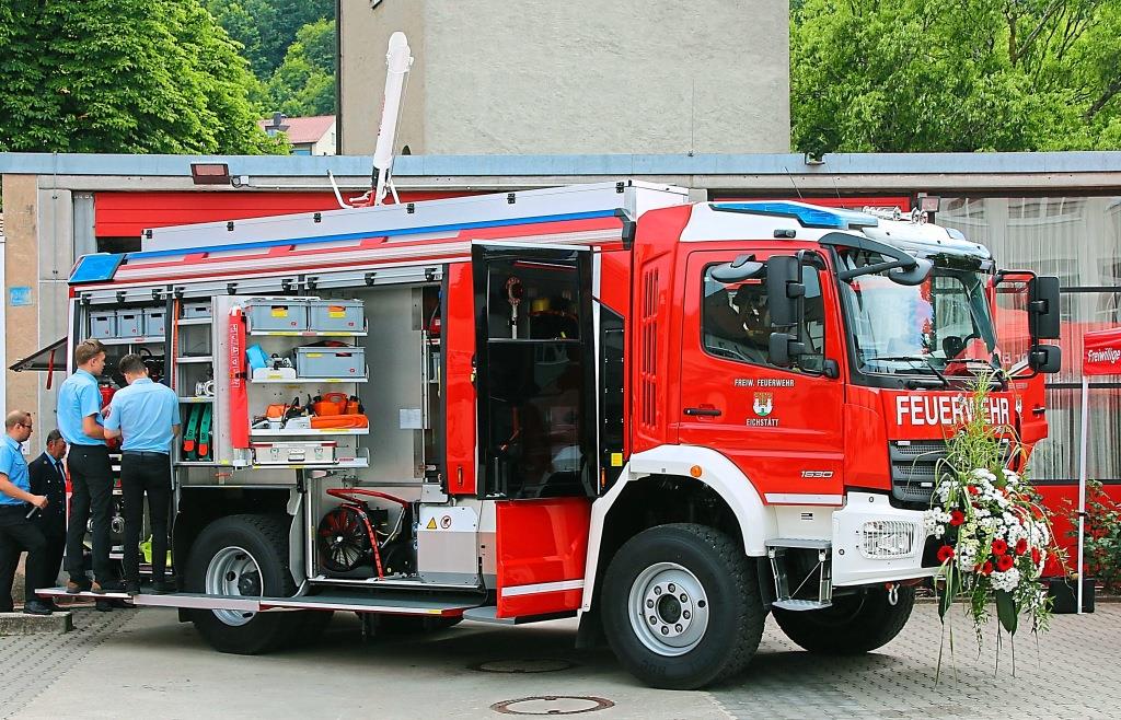 TLF 3000 gilt als optimal für Einsätze im Stadtgebiet Eichstätt