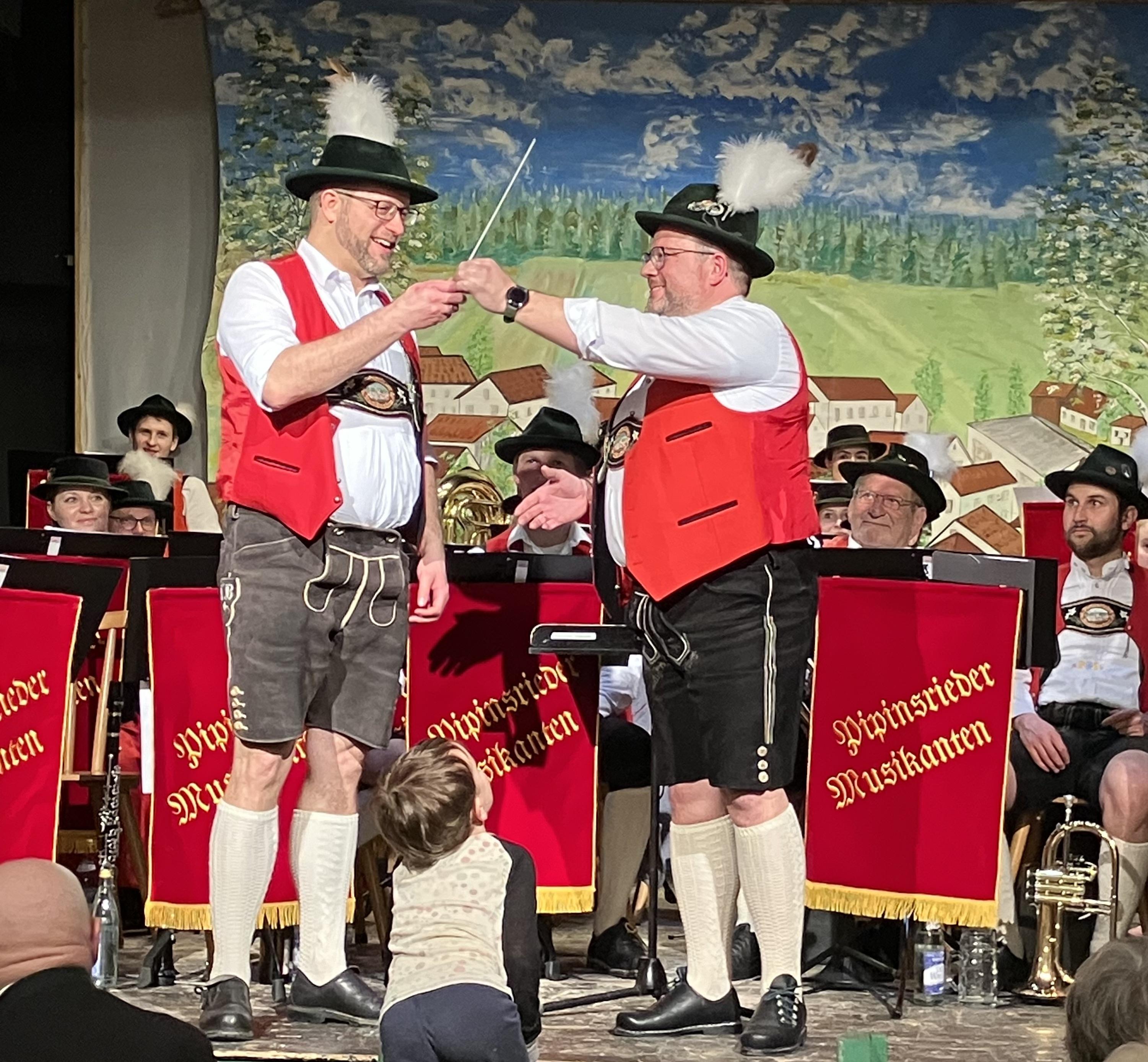 Stabwechsel bei den Musikanten