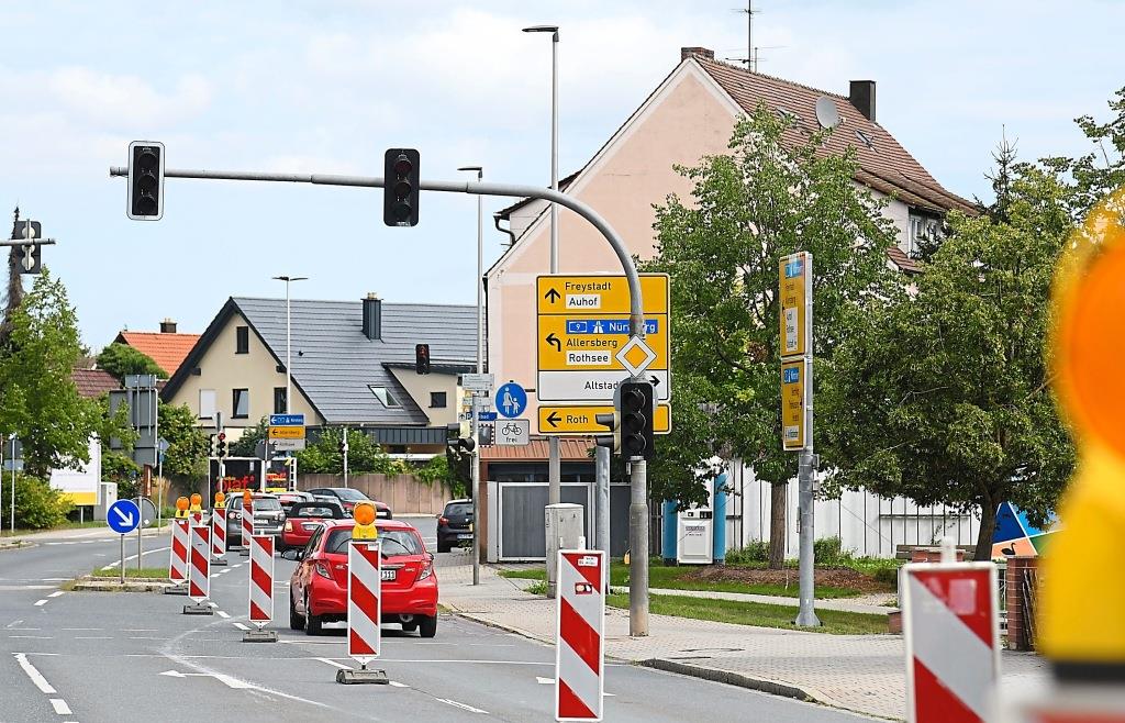 Ampeln regeln erst seit 1980er Jahren in Hilpoltstein den Verkehr
