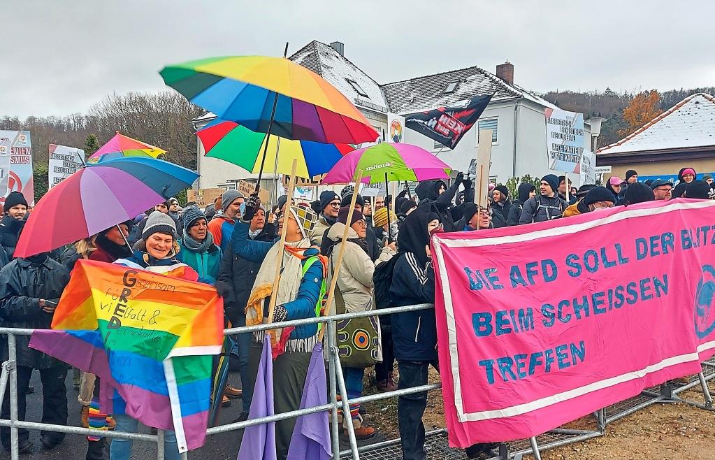 Gredinger Protest gegen AfD so groß wie noch nie