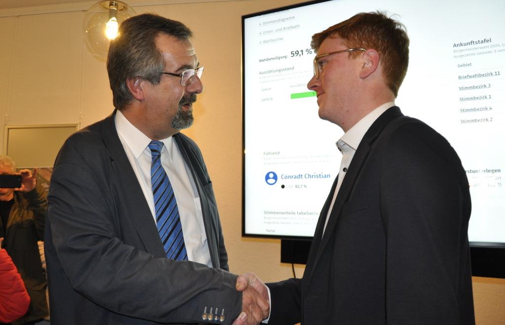 Bürgermeisterwahl in Lenting: Herausforderer Christian Conradt (CSU ...