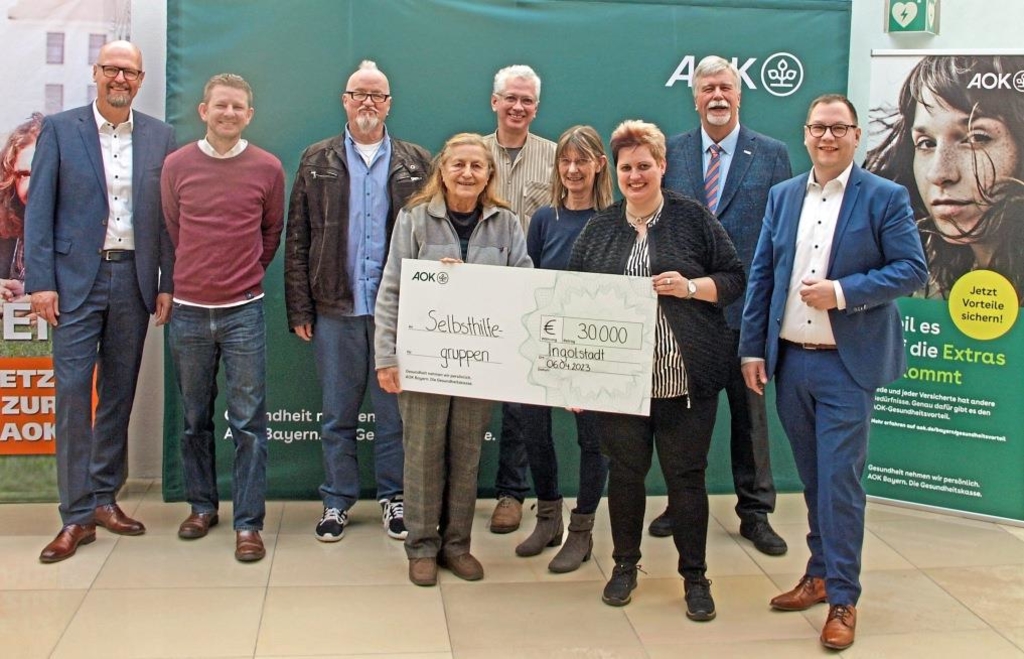 AOK unterstützt die Region um Ingolstadt