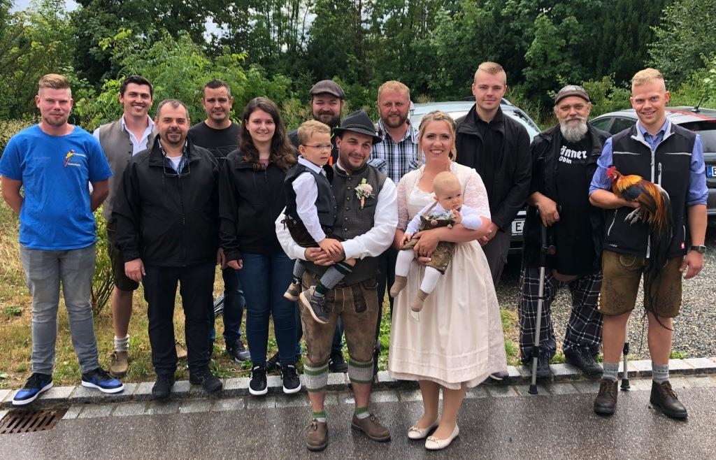 Geflügelzüchter: Stefanie und Kevin Ruppert geben sich das Ja-Wort