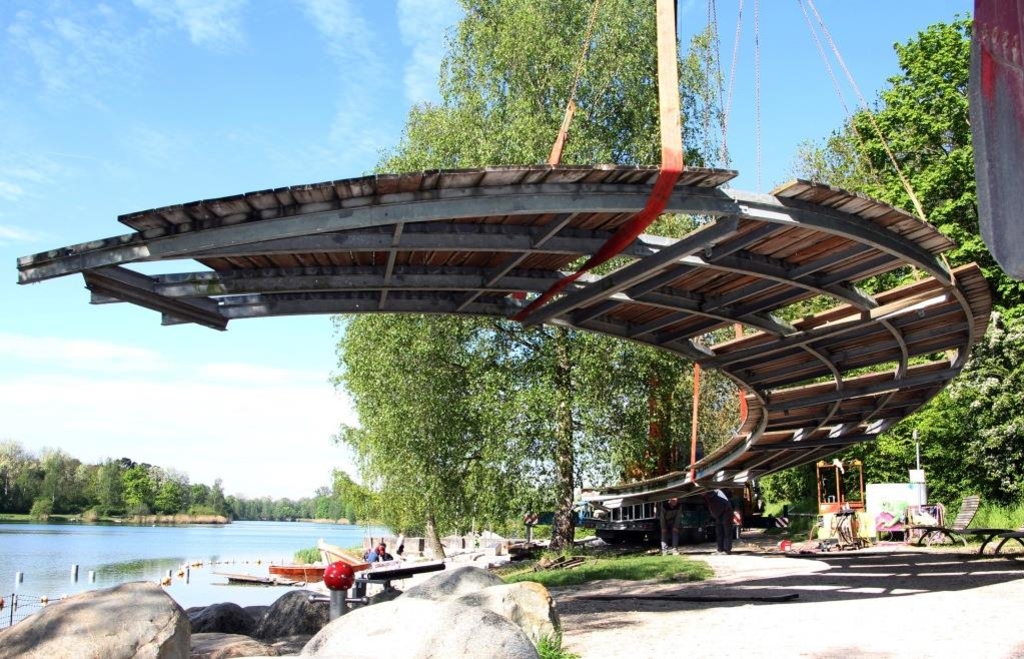 Donauwurm am Ingolstädter Baggersee wächst über sich hinaus