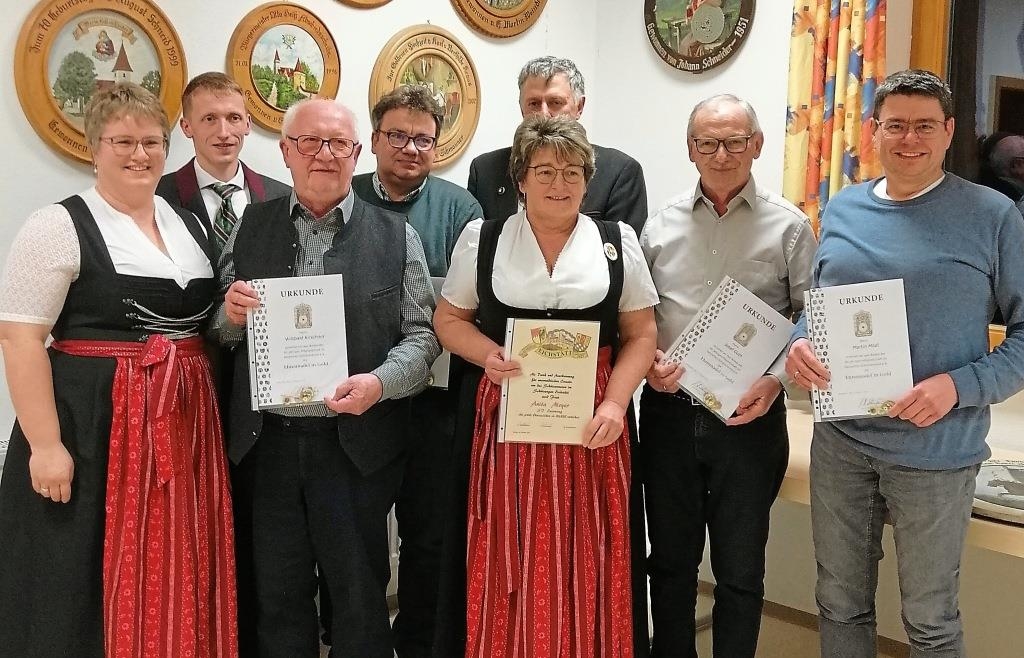 Euerwanger Schützen blicken auf erfolgreiches Jahr zurück