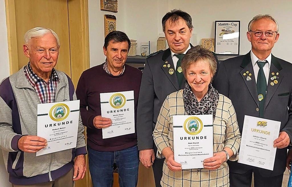 Gredinger Schützen holen zwölf Einzeltitel auf Gauebene