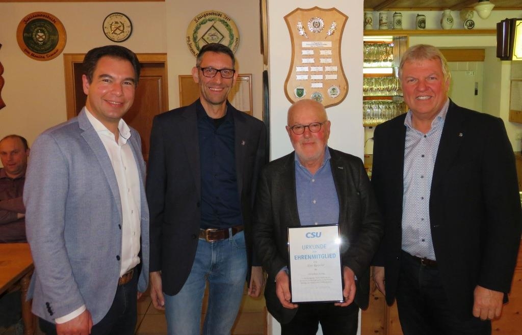 CSU Aresing: Stefan Stromer bleibt Ortsvorsitzender