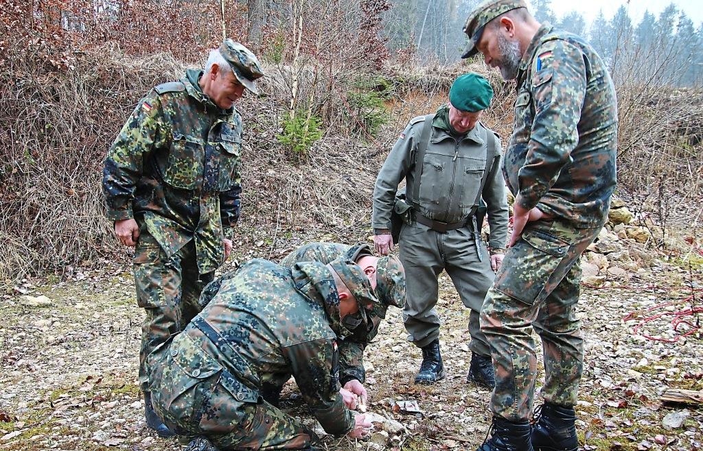 Reservisten halten sich in Übung