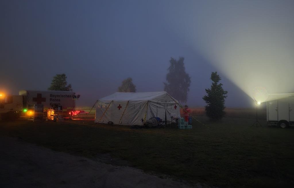 Brechdurchfall bei Schulausflug: Behandlungszelt in Walting errichtet