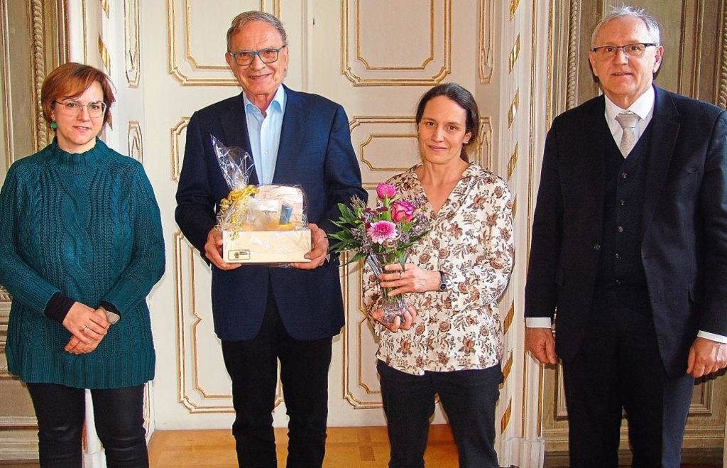 Andrea Kraus und Sigurd Eisenkeil für Arbeit während Corona geehrt