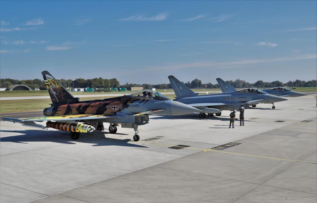 Neuburger Eurofighter beim Tiger Meet in Italien