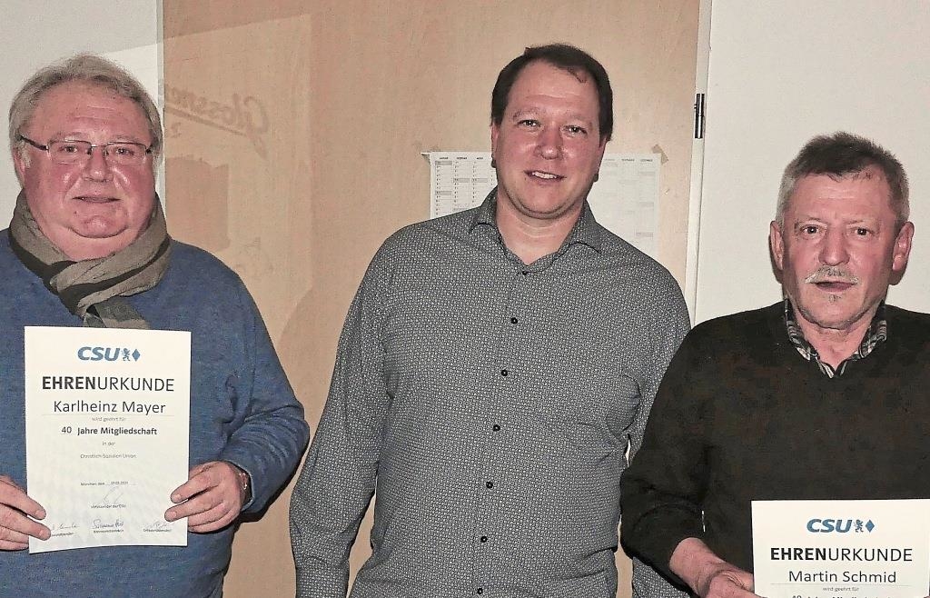 Daniel Rohde weiter Vorsitzender des CSU-Ortsverbands Kemnathen