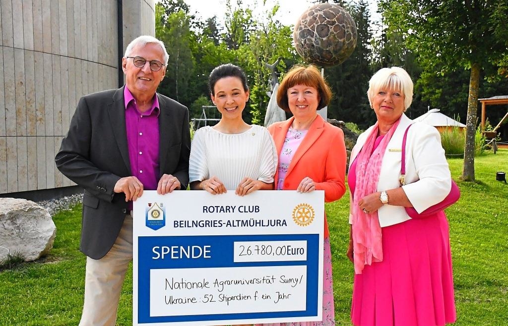 Beilngrieser Rotarier und Hubert-Beck-Stiftung unterstützen weiterhin ...