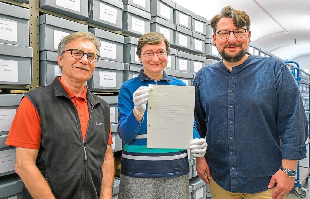 Original-Brief der Schriftstellerin an BR-Redakteurin nun in Ingolstadt