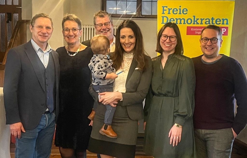 Bundestagsabgeordnete Nicole Bauer spricht beim Neujahrsempfang der ...