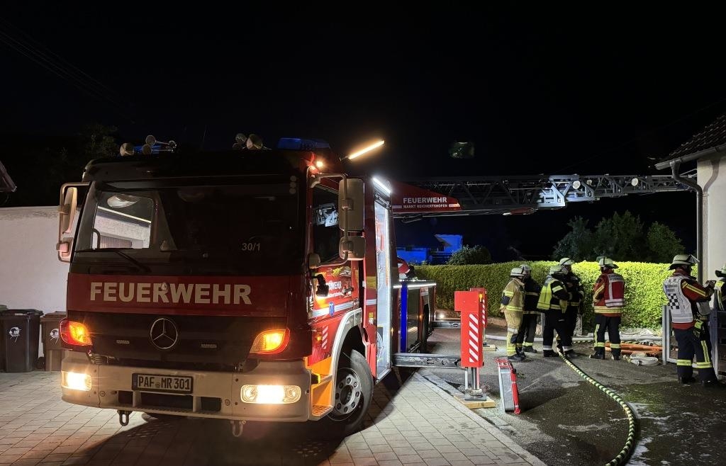 Feuer in Einfamilienhaus in Baar-Ebenhausen – 150.000 Euro Schaden