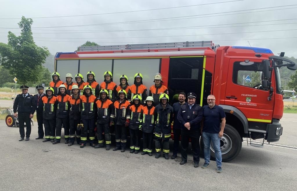 Leistungsprüfung bei der Kindinger Feuerwehr: Kompletter Aufbau zur ...