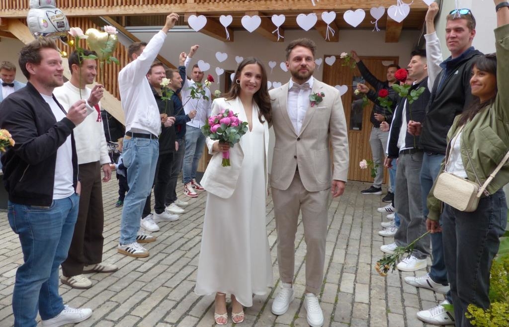 Auf dem Neumarkter Volksfest hat es gefunkt: Nicole Gerner und Philipp ...