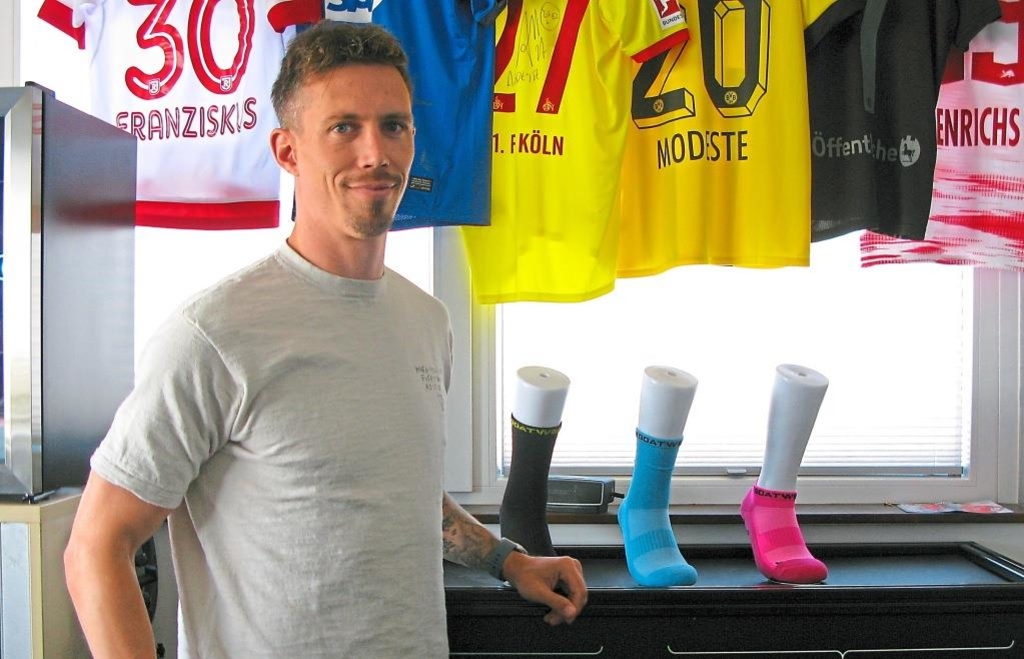 Daniel Schachtner aus Lenting entwickelt Sportsocken – und hat dafür ...
